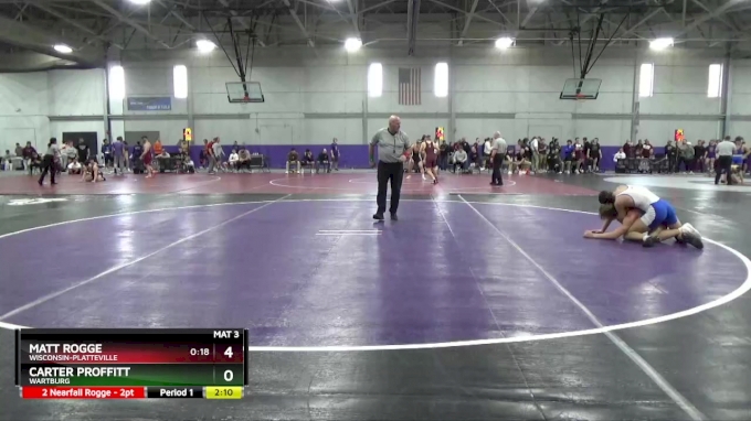 165 lbs Quarterfinal - Matt Rogge, Wisconsin-Platteville vs Carter ...