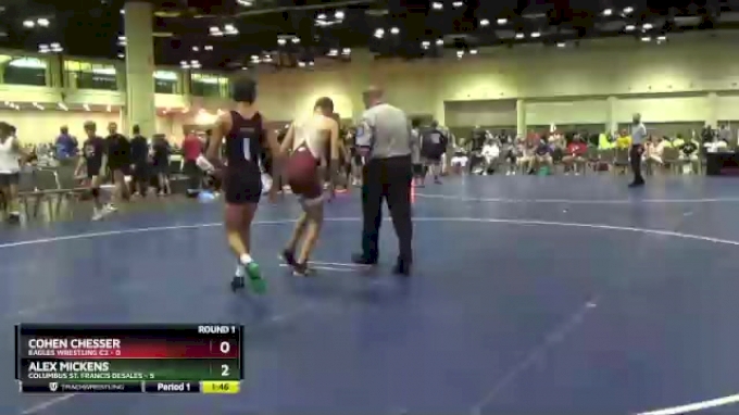 120 lbs Round 1 (10 Team) - Cohen Chesser, Eagles Wrestling C2 vs Alex ...