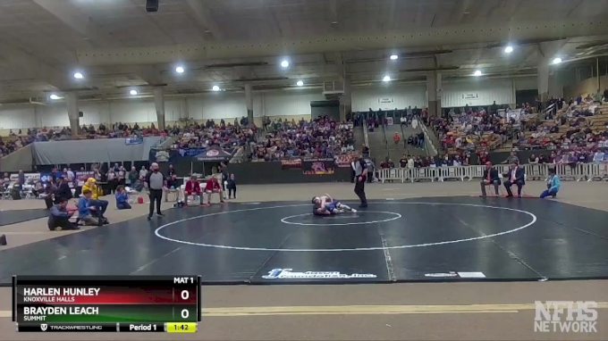 AA 150 lbs 1st Place Match - Harlen Hunley, Knoxville Halls vs Brayden ...