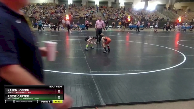 60 lbs Champ. Round 1 - Kasen Joseph, Jr Cyclones Wrestling vs Reese ...