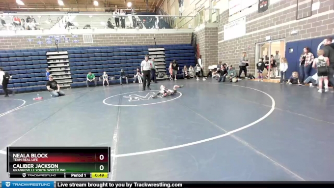 46 lbs Round 5 - Caliber Jackson, Grangeville Youth Wrestling vs Neala ...
