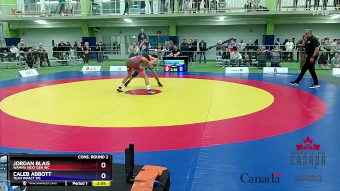 60kg Cons. Round 2 - Jordan Blais, WAMMA Next Gen WC vs Caleb Abbott ...