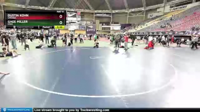 114 lbs Champ. Round 1 - Gage Miller, Iowa vs Dustin Kohn, Virginia
