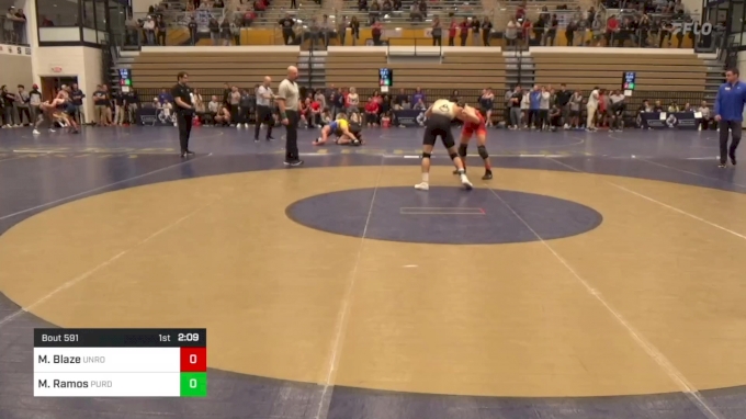 125 lbs Semifinal - Marcus Blaze, Unrostered vs Matt Ramos, Purdue