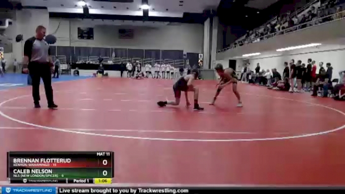 125 lbs Quarterfinals (8 Team) - Caleb Nelson, NLS (New London/Spicer ...