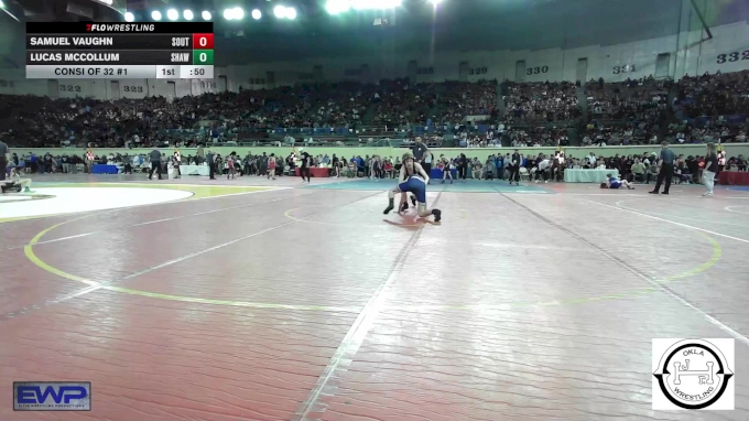 105 lbs Consi Of 32 #1 - Samuel Vaughn, Southmoore SaberCats Wrestling ...