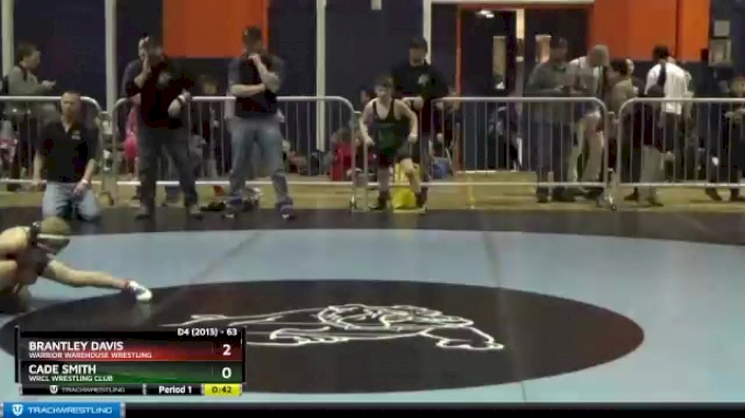 63 lbs 1st Place Match - Cade Smith, WRCL Wrestling Club vs Brantley ...