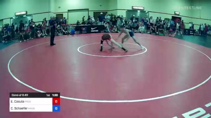 44 kg Consi Of 8 #2 - Eric Casula, Prodigy Wrestling vs Caleb Schaefer ...