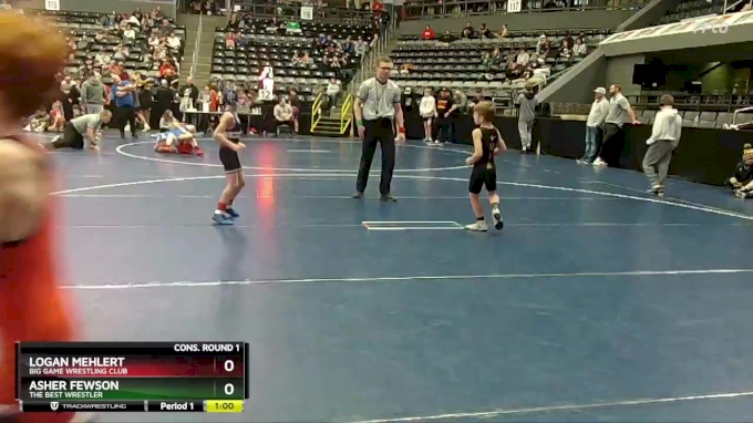55 lbs Cons. Round 1 - Asher Fewson, The Best Wrestler vs Logan Mehlert ...