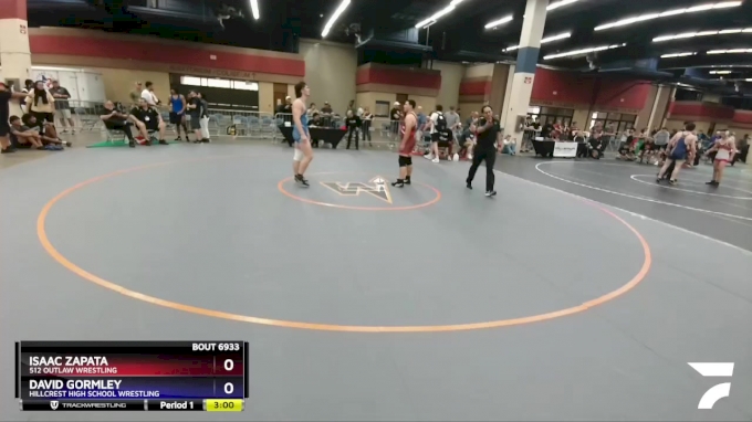 182 lbs 3rd Place Match - Isaac Zapata, 512 Outlaw Wrestling vs David ...