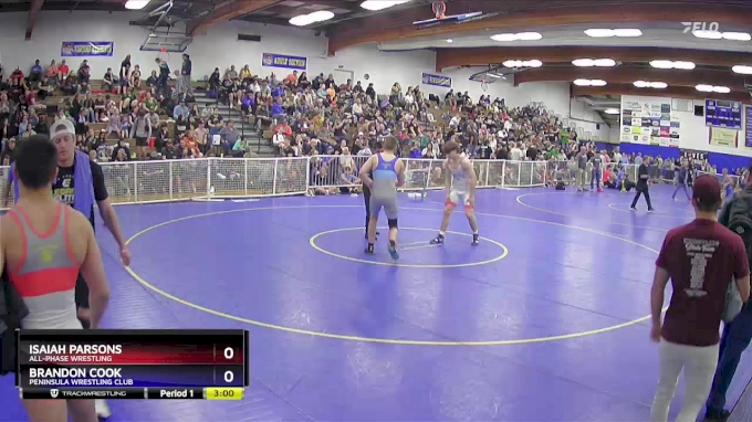 190 lbs Quarterfinal - Isaiah Parsons, All-Phase Wrestling vs Brandon ...