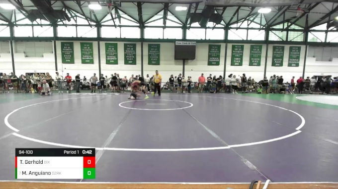 94-100 lbs Cons. Round 3 - Michael Anguiano, Built By Brunson vs Tyler ...
