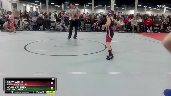 60 lbs Round 6 (10 Team) - Noah Kalebek, Fair Lawn Cutters vs Riley ...