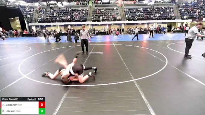 5th - 6th grade - 108 Cons. Round 2 - Henry Goodner, Hawkeye Wrestling ...