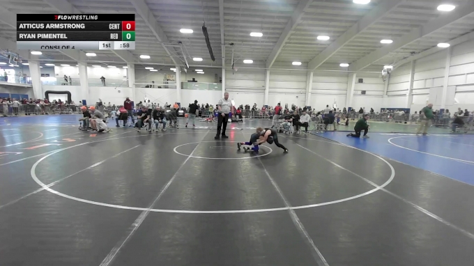 96 lbs Consi Of 4 - Atticus Armstrong, Central Mass Wrestling vs Ryan ...