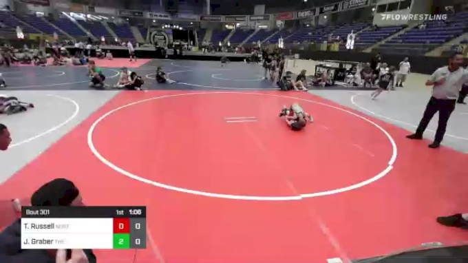 54 lbs Rr Rnd 1 - Tate Russell, North Texas Elite vs Jacob Graber, The ...