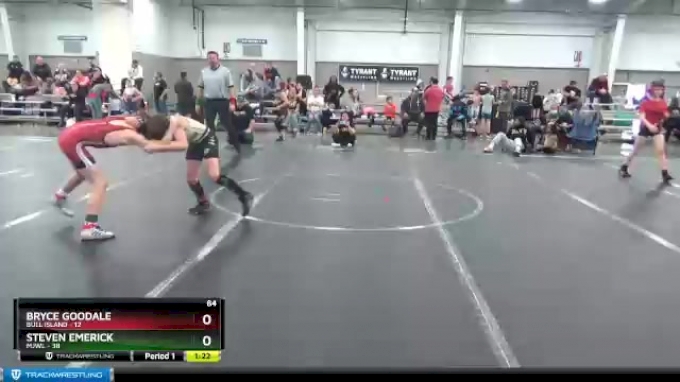84 lbs Round 3 (4 Team) - Bryce Goodale, Bull Island vs Steven Emerick ...