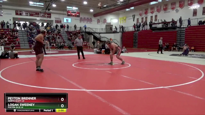 285 lbs Cons. Round 2 - Logan Sweeney, Fulton (H.S) JV vs Peyton ...