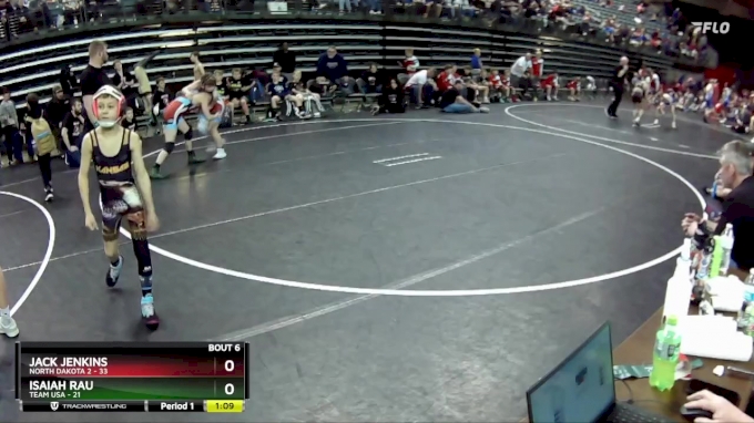 105 lbs Semis & 1st Wrestleback (8 Team) - Isaiah Rau, Team USA vs Jack ...