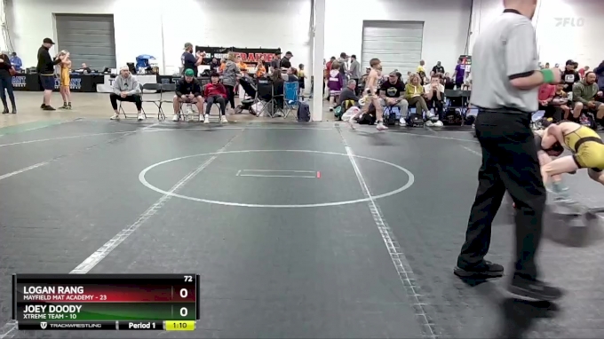 72 lbs Round 1 (8 Team) - Logan Rang, Mayfield Mat Academy vs Joey ...