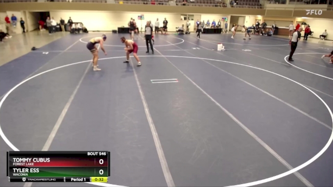 189 Championship Bracket Cons. Round 4 - Tommy Cubus, Forest Lake vs ...