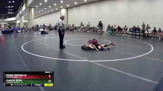 106 lbs Round 1 (10 Team) - Mark Brown III, Team Dynamic vs Mason Boni ...