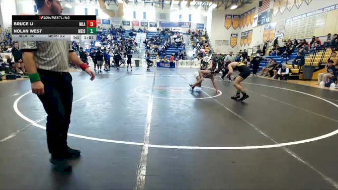 144 lbs Semifinals (8 Team) - Nolan West, Merritt Island vs Bruce Li ...