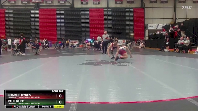 133 lbs Semifinal - Paul Ruff, University Of Central Missouri vs ...