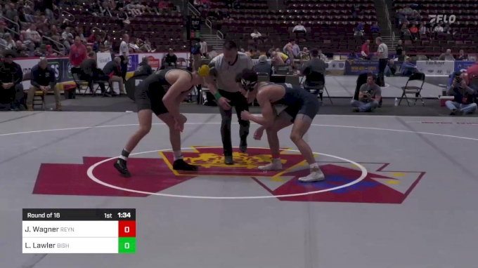 172 lbs Round Of 16 - Jalen Wagner, Reynolds vs Lucas Lawler, Bishop ...