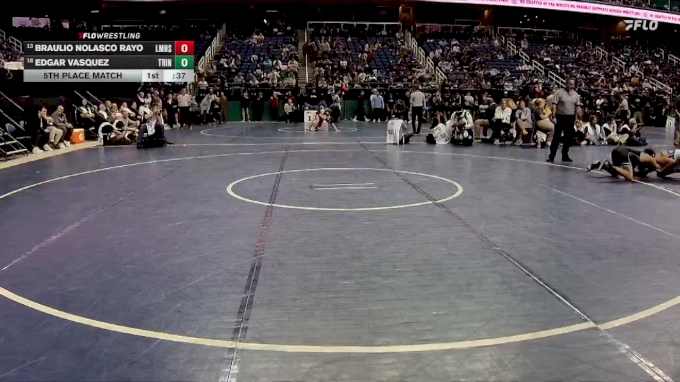 2A 126 lbs 5th Place Match - Edgar Vasquez, Trinity vs Braulio Nolasco ...