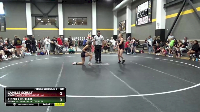 120 lbs Round 4 - Trinity Butler, Festus Youth Wrestling Club vs ...