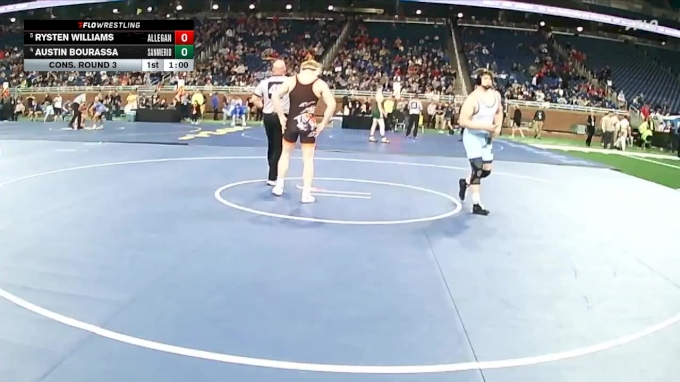 D3-175 lbs Cons. Round 3 - Austin Bourassa, Meridian Early College HS ...