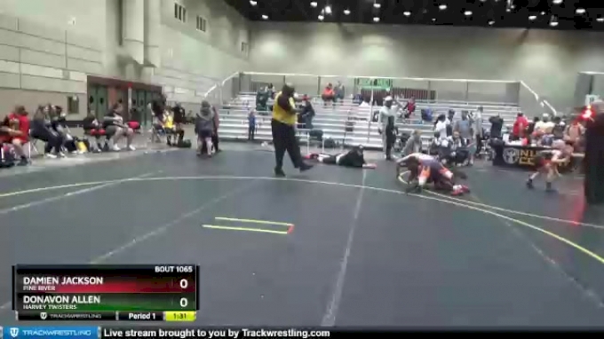 136 lbs Round 3 - Donavon Allen, Harvey Twisters vs Damien Jackson ...