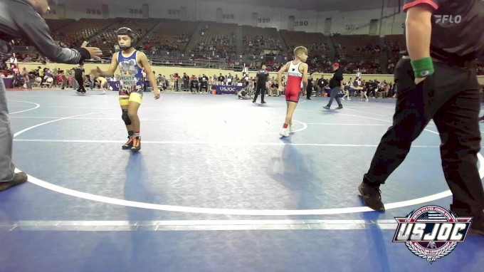 67 lbs Quarterfinal - Gino Ferrari, Cardinal Wrestling Club vs Isaias ...