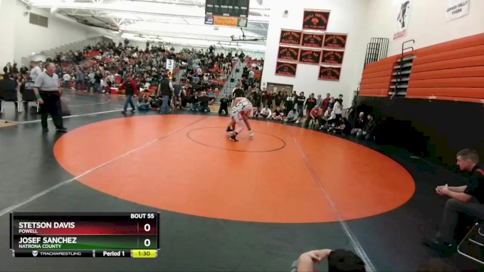220 lbs Quarterfinal - Josef Sanchez, Natrona County vs Stetson Davis ...
