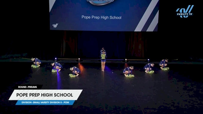 Pope Prep High School [2025 Small Varsity Division II - Pom Prelims ...
