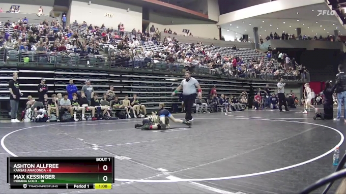 80 lbs Round 1 (6 Team) - Max Kessinger, Indiana Gold vs Ashton Allfree ...