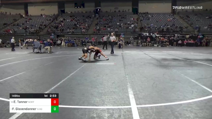 149 lbs Prelims - Elijah Tanner, Northwest Kansas Tech vs Frankie ...