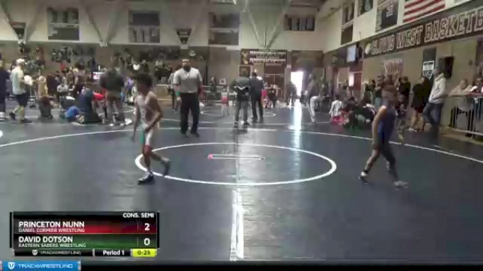 55 lbs Cons. Semi - Princeton Nunn, Daniel Cormier Wrestling vs David ...