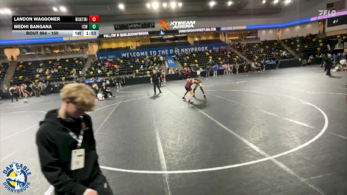 150 lbs Cons. Round 3 - Landon Waggoner, Lombard (Montini) vs Medhi ...