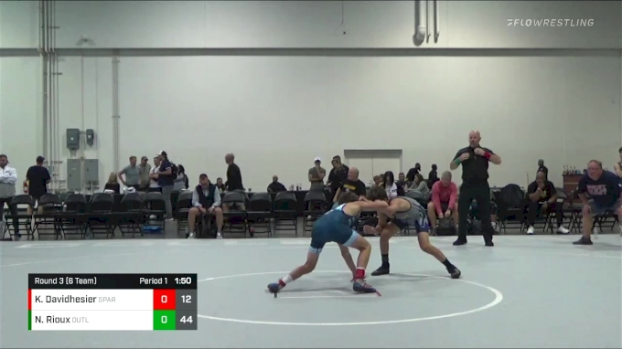 100 lbs Round 3 (6 Team) - Kole Davidhesier, Spartan RTC Elite/BOTE vs ...