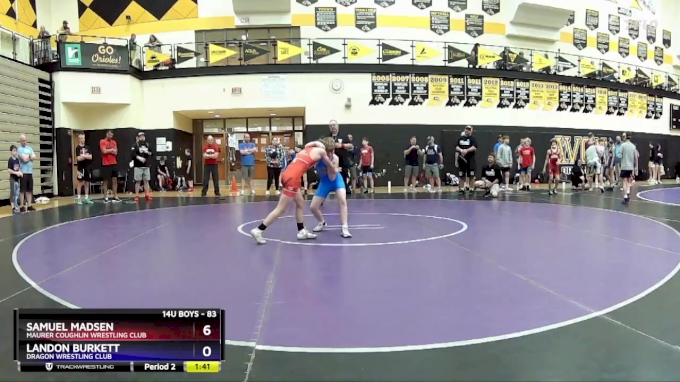 83 lbs Quarterfinal - Samuel Madsen, Maurer Coughlin Wrestling Club vs ...