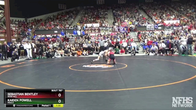 4A 120 lbs 1st Place Match - Kaiden Powell, Paola vs Sebastian Bentley ...