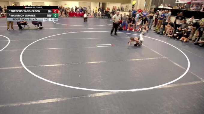 8U - D 1st Place Match - Theseus Yang-Elson, Summit Wrestling Academy ...