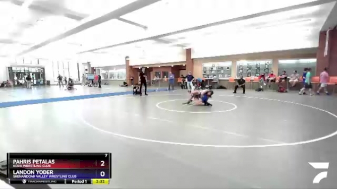 145 lbs Cons. Round 4 - Landon Yoder, Shenandoah Valley Wrestling Club ...