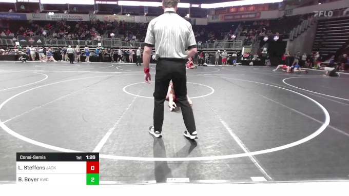 122 lbs Consolation - Luke Steffens, Jackson County Wrestling vs Bryce ...