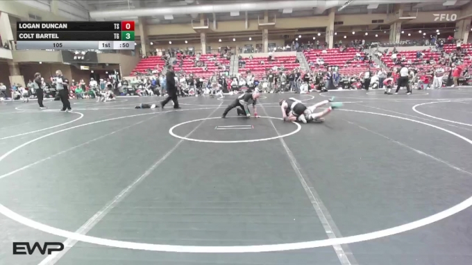 105 lbs Quarterfinals (8 Team) - Logan Duncan, Team Samurai vs Colt ...