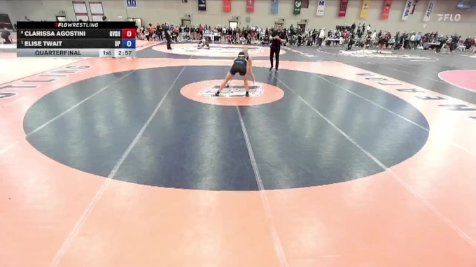 145 A Quarterfinal - Elise Twait, University Of Providence vs Clarissa ...