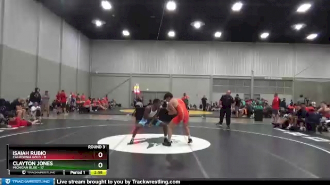 138 lbs Round 3 (8 Team) - Isaiah Rubio, California Gold vs Clayton ...