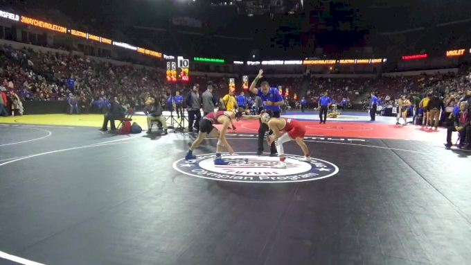 132 lbs Consi Of 16 #1 - Kyle Botelho, Burlingame (CC) vs Porter Tanner ...